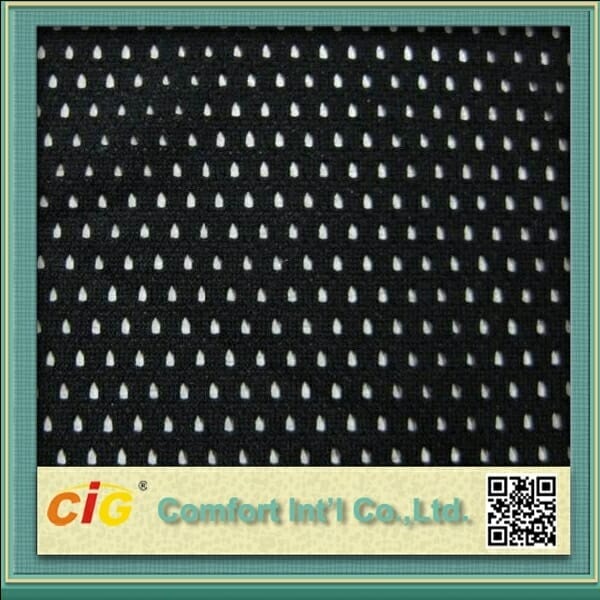 Multi Color 100 Polyster Sandwich Mesh Fabric / Mesh Polyester Fabric ...