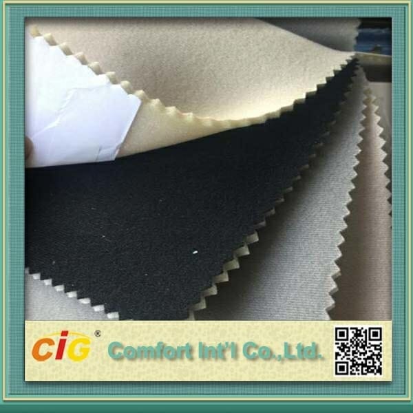 Emboss Foamed Polyester custom auto upholstery fabric , automotive seat ...